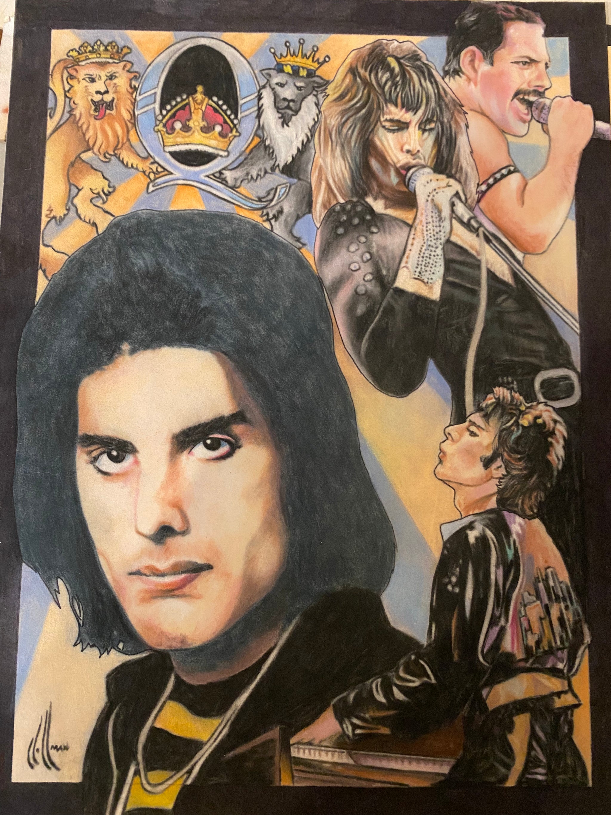 Freddie Mercury ORIGINAL Artwork