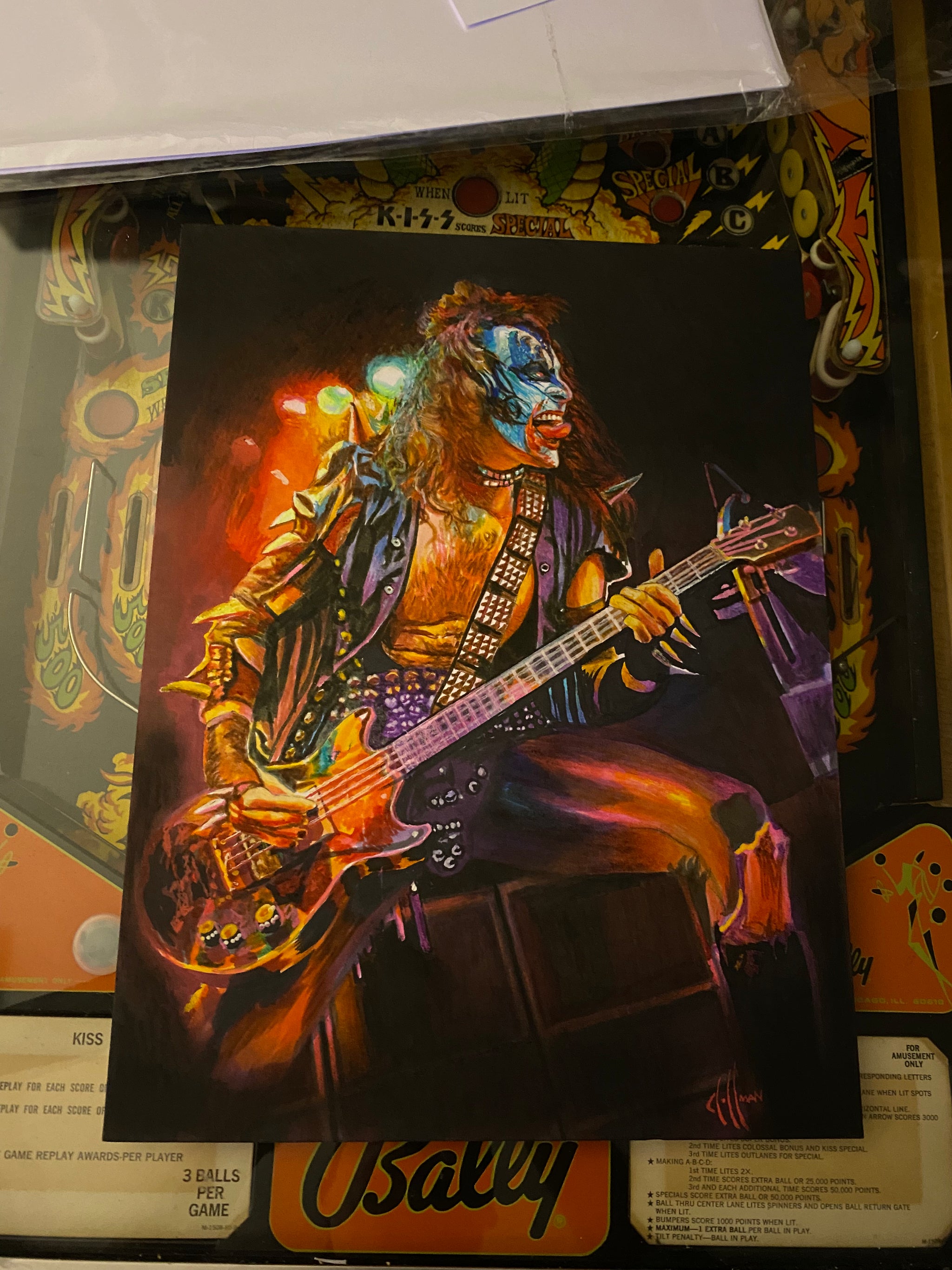 Gene Simmons Deuce Wall Art