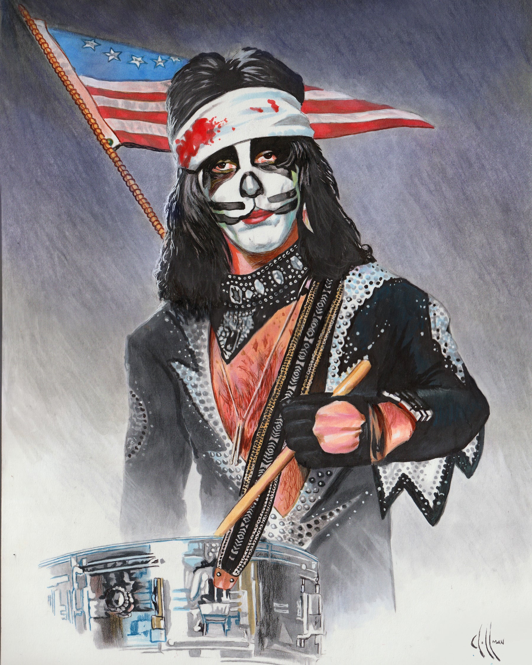 Chris Hoffman Art Patches and Back Patches