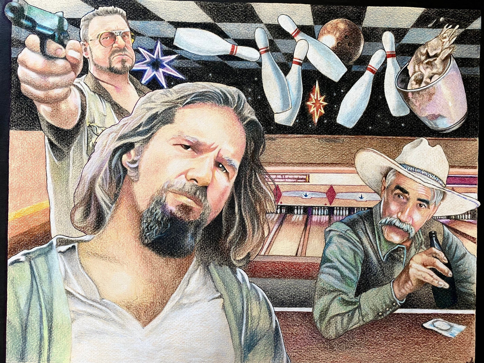 Lebowski Achievers Wall Art from Chris Hoffman Art